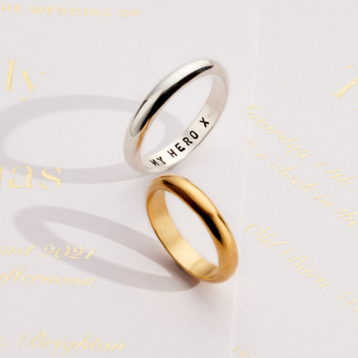 Gold Wedding Rings For Men With Name Gold Ring Designs & Prices